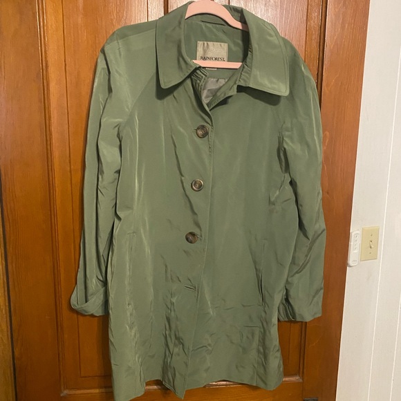 Jackets & Coats | Moss Green Coat | Poshmark
